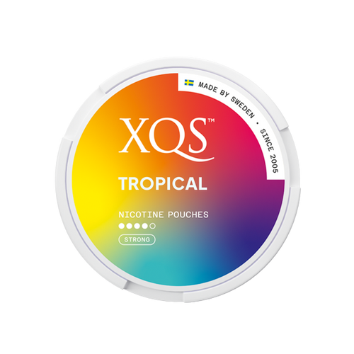 XQS Tropical Strong AW | Schwedische Nicotine Pouches | Snushus.eu
